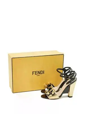 Fendi Studded Ankle-strap Sandals