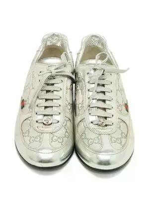 Gucci Monogram Leather Sneakers