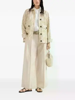 Brunello Cucinelli Pleated Trousers - Neutrals
