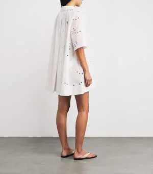 Shan Broderie Lace Mini Dress