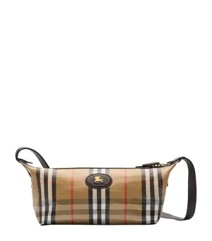 Burberry Canvas Highlands Cross-body Bag - Beige