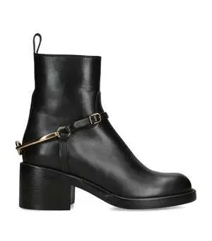 Chloé Leather Dakota Ankle Boots 70