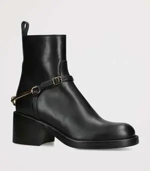 Chloé Leather Dakota Ankle Boots 70