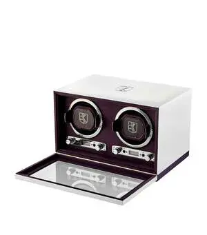 Wolf Double Watch Winder - Silver