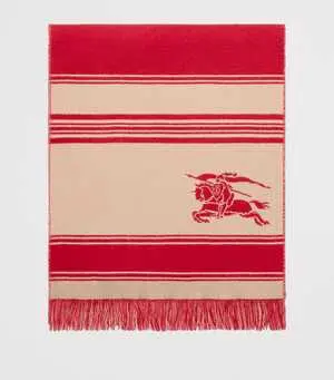 Burberry Wool Stripe Ekd Scarf