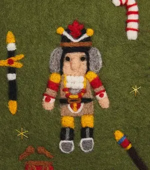 SHIRLEY BREDAL Wool Nutcracker Stocking