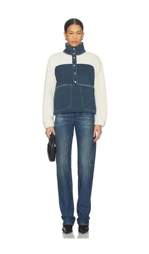 Rag & Bone Rb Miramar Fleece Sherpa Popover