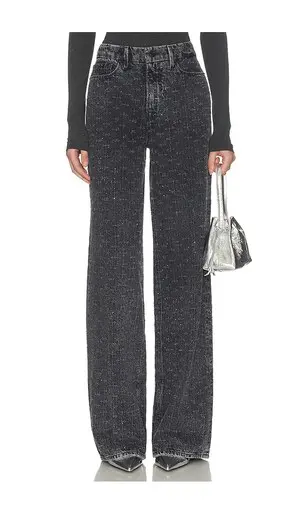 Good American Black Wash Jeans For Women