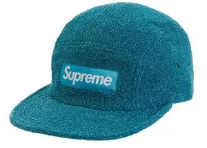 Supreme Glitter Terry Camp Cap - Teal