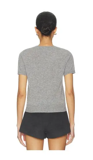 AEXAE Cashmere Cropped Knit Top