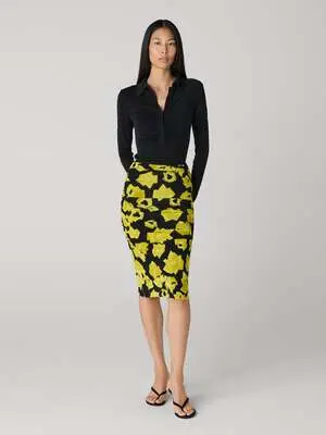 Diane Von Furstenberg Tedy Knee Length Skirt