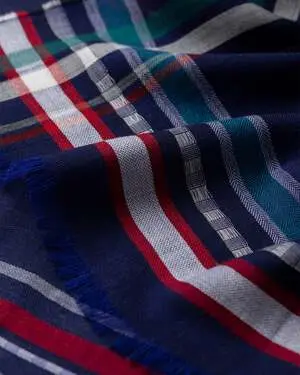 Johnstons Of Elgin Helmina Cashmere Scarf - Navy