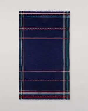 Johnstons Of Elgin Helmina Cashmere Scarf - Navy