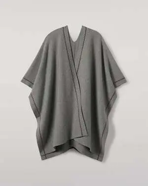 Johnstons Of Elgin Hawk Light Cashmere Poncho