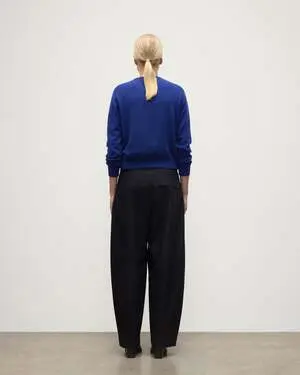 Johnstons Of Elgin Cashmere Crew Neck Jumper - Blue