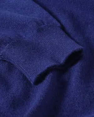 Johnstons Of Elgin Cashmere Crew Neck Jumper - Blue