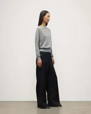 Johnstons Of Elgin Finola Superfine Cashmere Jumper - Grey