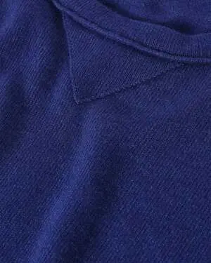 Johnstons Of Elgin Stella Cashmere Sweatshirt - Blue
