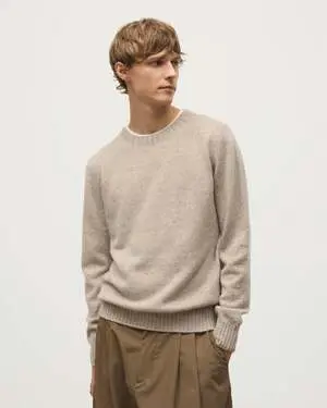 Johnstons Of Elgin Tiree Donegal Cashmere Jumper - Natural