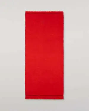 Johnstons Of Elgin Usan Cashmere Scarf - Red