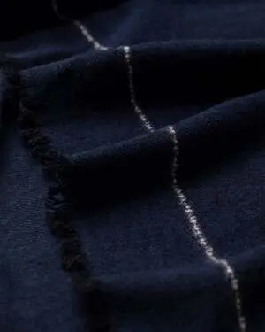 Johnstons Of Elgin Usan Cashmere Scarf - Navy
