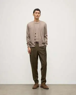 Johnstons Of Elgin Forsyth Light Superfine Cashmere Cardigan - Brown