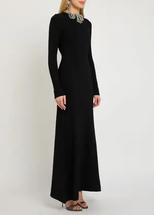 Rabanne Embellished Open-back Gown