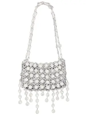 Rabanne 1969 Strass Nano Metal Disc Shoulder Bag - Silver