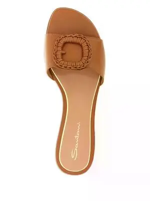 Santoni Corolle Woven Sandals