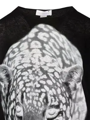 Stella McCartney Leopard-print T-shirt - Black