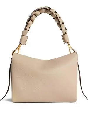 COCCINELLE Boheme Braided-handle Shoulder Bag - Neutrals