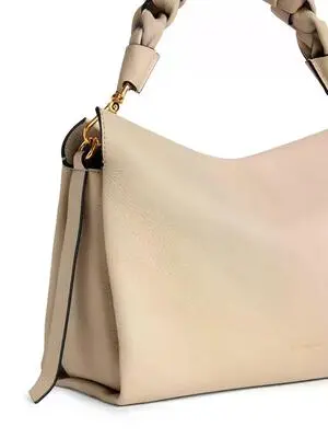COCCINELLE Boheme Braided-detail Shoulder Bag - Neutrals