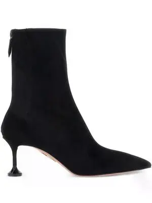 AQUAZZURA Pointed Toe Suede Boots