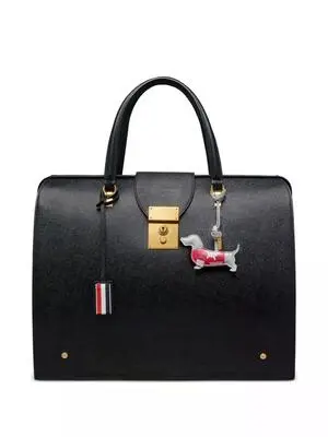 Thom Browne Hector Bag Charm - Grey