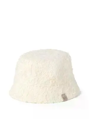 Brunello Cucinelli Logo-patch Bucket Hat - Neutrals