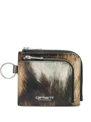 Carhartt Work In Progress Double Vegas Zip Wallet - Brown