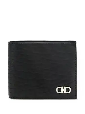 FERRAGAMO Gancini Logo Wallet - Black
