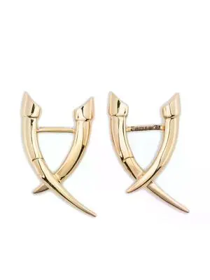 SHAUN LEANE Sabre Crossover Earrings - Gold