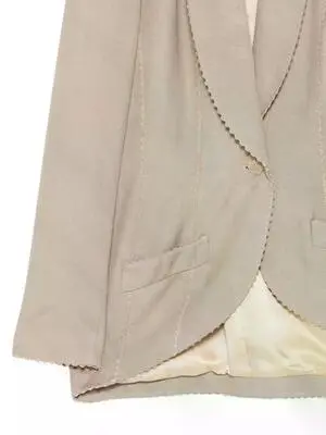 John Galliano 1990s Shawl Collar Blazer