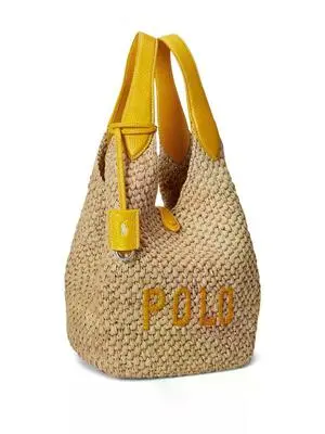 Polo Ralph Lauren Play Raffia Tote Bag - Neutrals