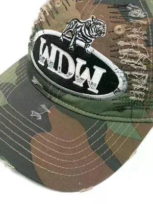 WHO DECIDES WAR BY EV BRAVADO Dale Camo Baseball Cap