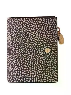 Borbonese Leather Wallet - Neutrals