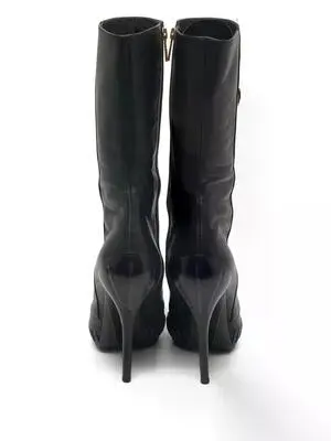 Versace Medusa Leather Boots