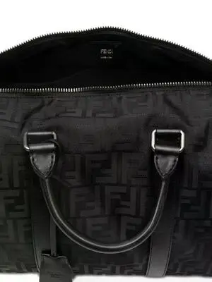 Fendi Monogram-pattern Holdall - Black