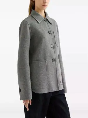 JIL SANDER Curved-hem Patch-pocket Shirt