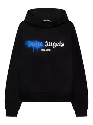 Palm Angels Ribbed Sweatshirts Hoodies For Men