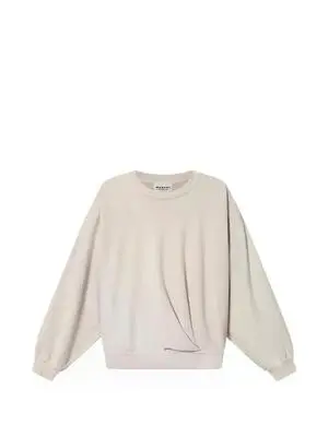MARANT ETOILE Sauria Draped Sweatshirt - Neutrals