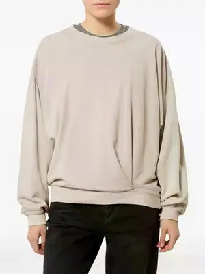 MARANT ETOILE Sauria Draped Sweatshirt - Neutrals