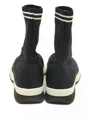 Fendi Knit High-top Sneakers