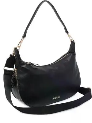 Liu Jo Monogram Shoulder Bag - Black